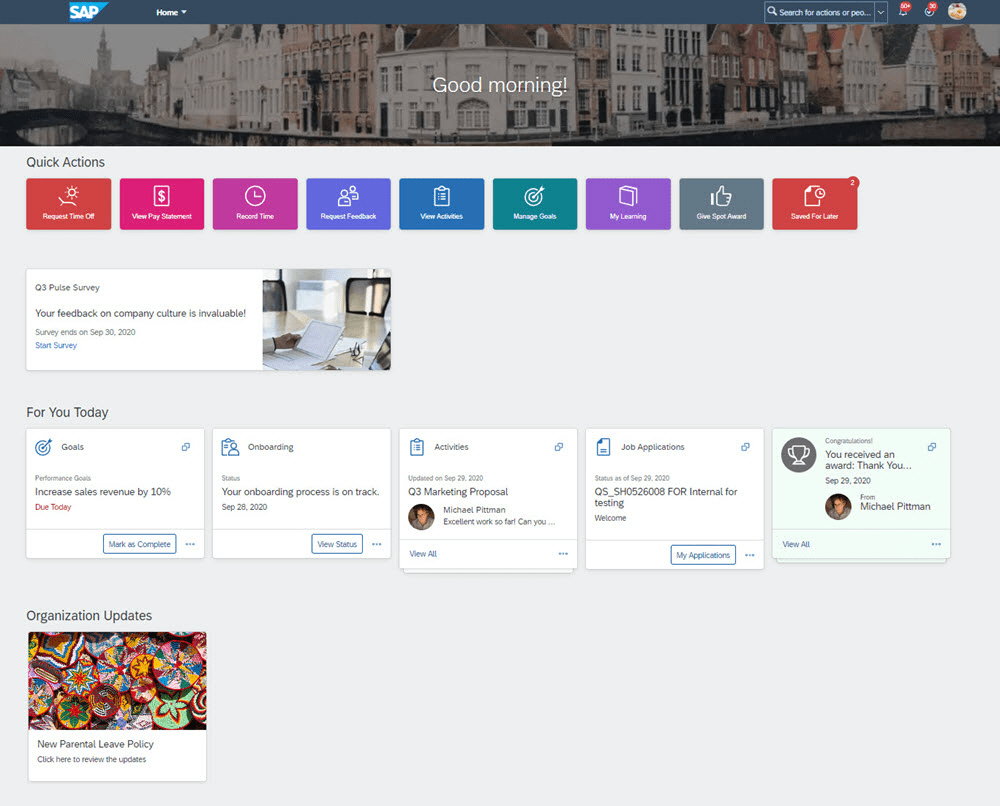 SAP SuccessFactors H2 2020 Release | Nextmoves SAP HCM / HXM